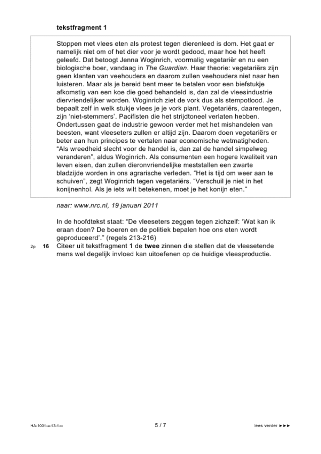 Nederlands eindexamen HAVO (Opgaven) - Eindexamens.NU - eindexamen aardrijkskunde vmbo ...